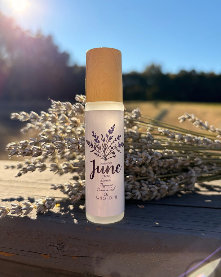 Lavender Peppermint Botanical Roll-On – Lavender June Farm